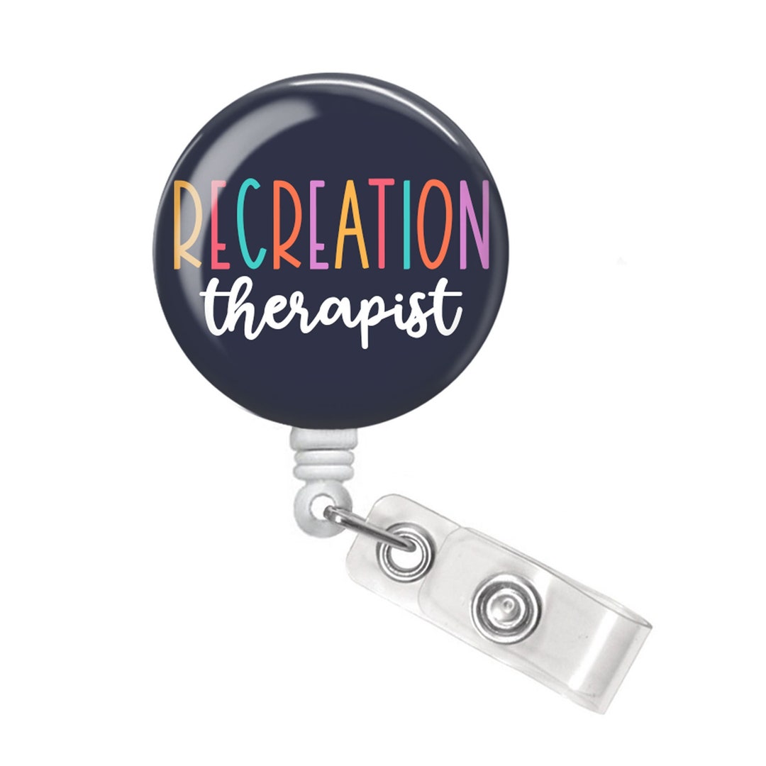 Recreation Therapist Badge Reel - Recreation Therapist Badge Holder ...