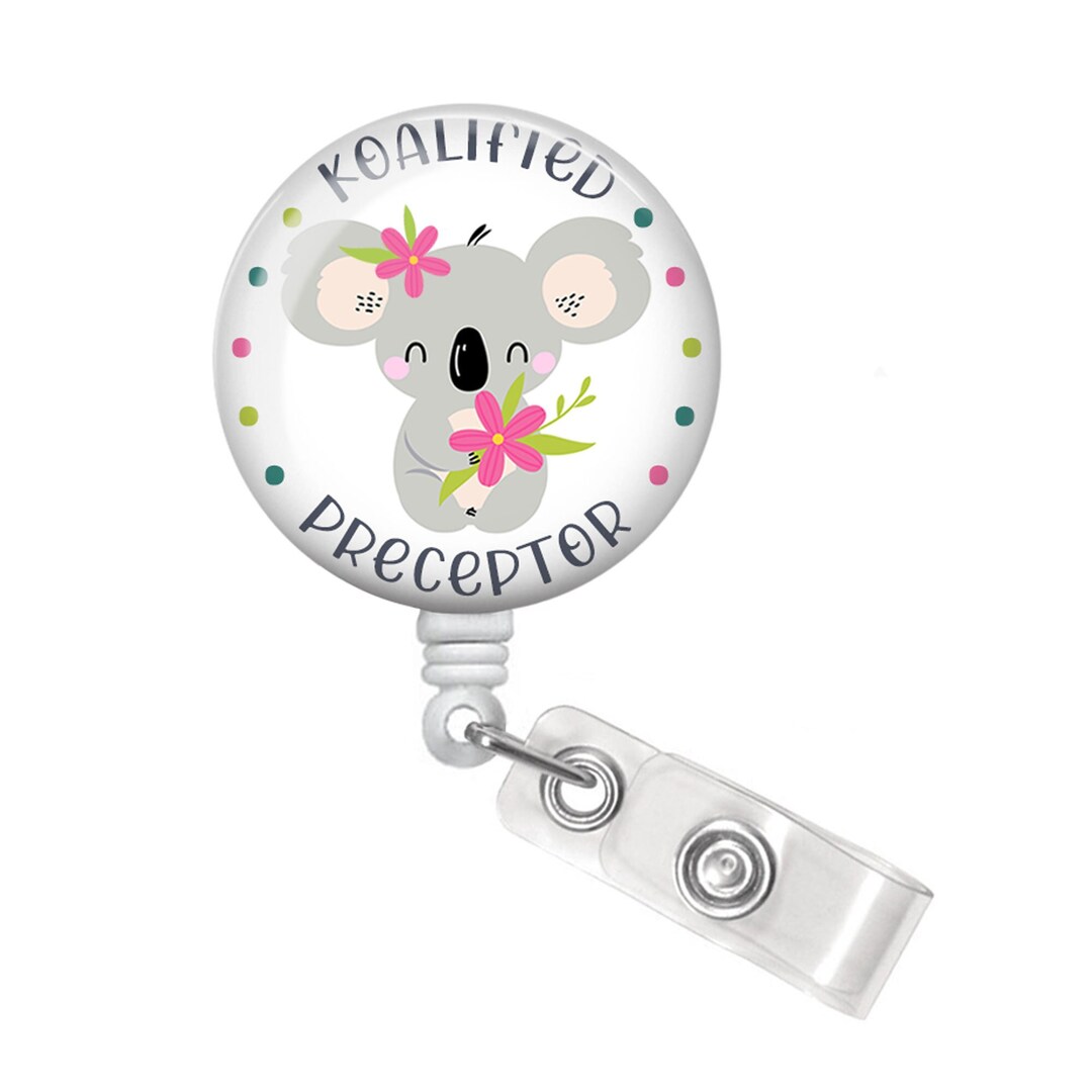 Nurse Preceptor Badge Reel - Nurse Badge Holder - Preceptor Badge Reel ...