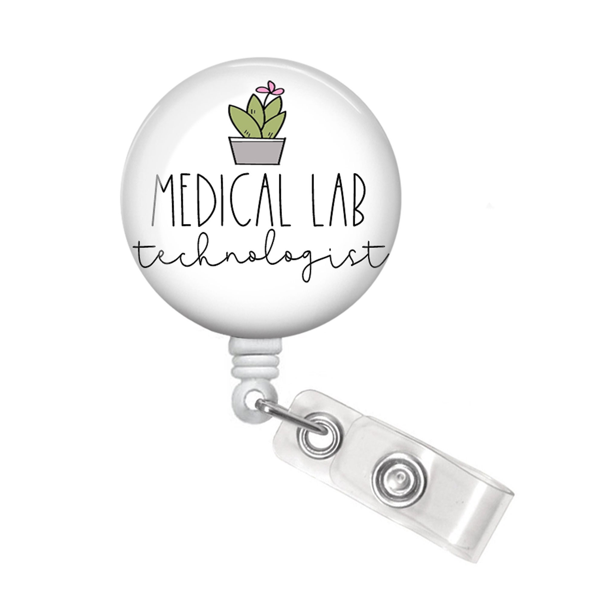 Medical Lab Scientist Badge Reel Medical Lab Technician | Etsy