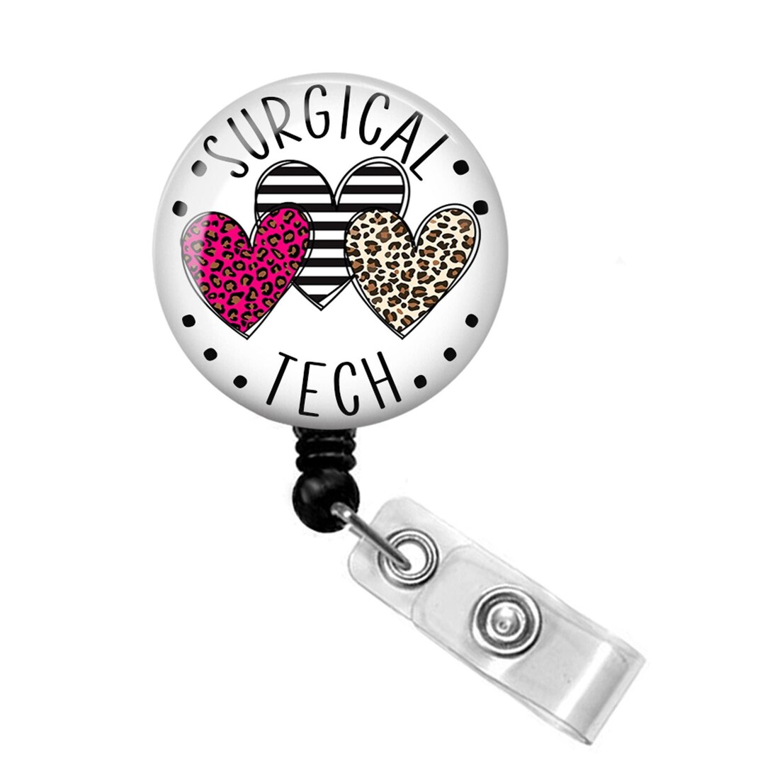 Surgical Tech Badge Reel - Surgical Technician Badge Reel - Surgical ...