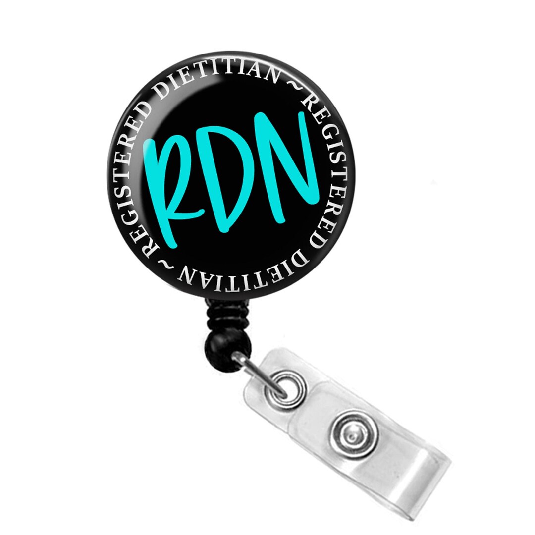 Dietitian Badge Reel - Dietitian Badge Holder - Dietitian Gift ...
