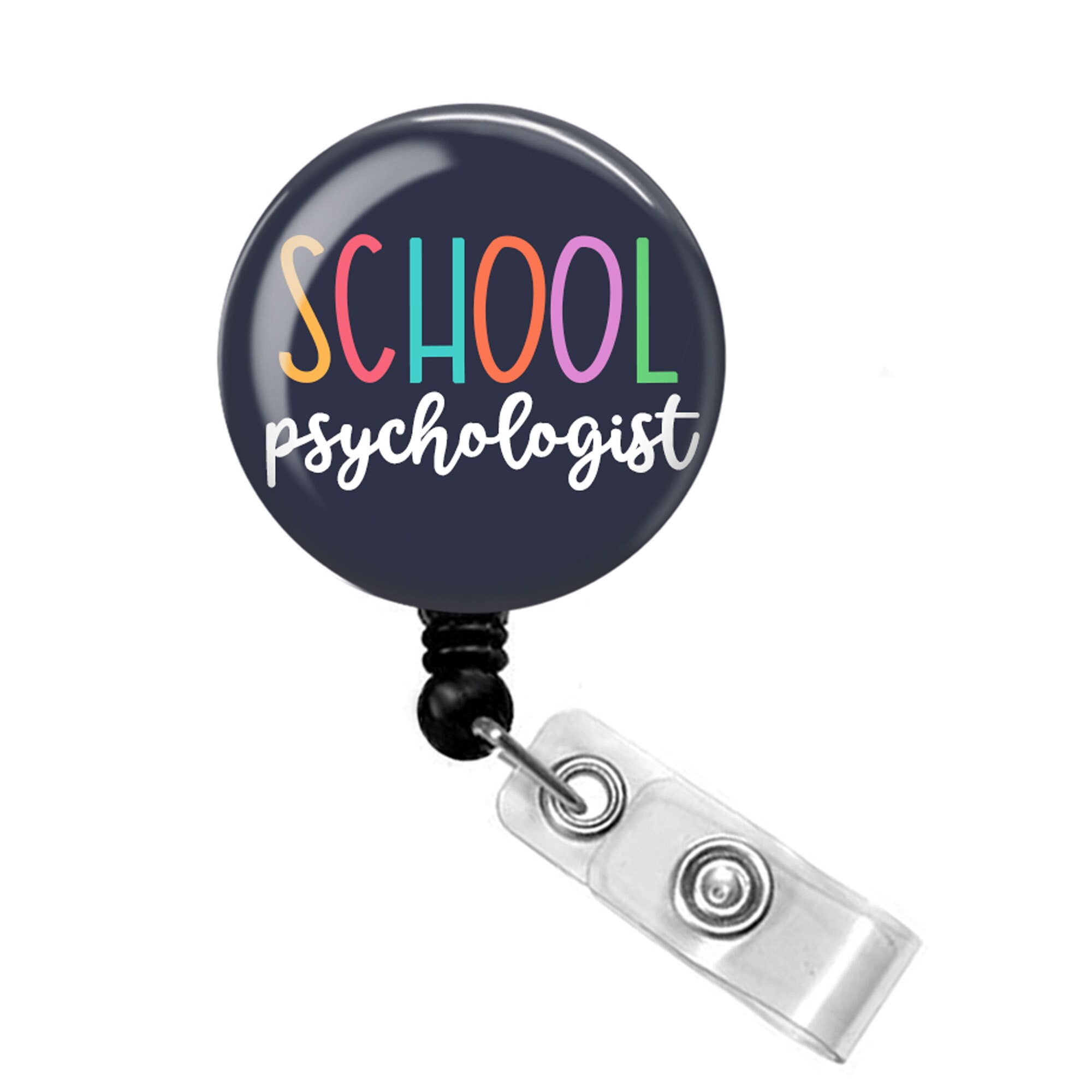 School Psychologist Badge Reel School Counselor Badge Reel | Etsy