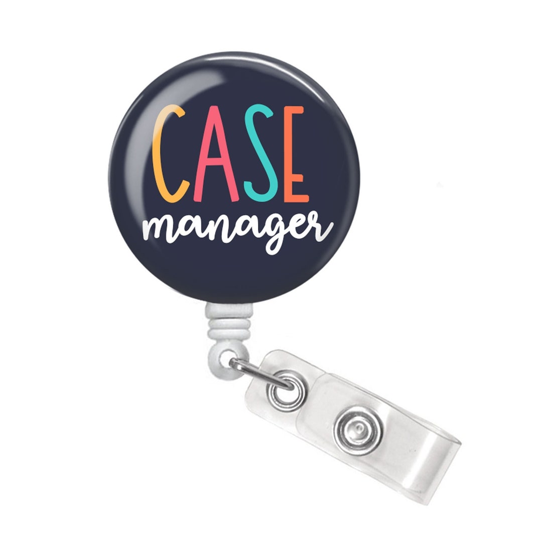 Nurse Case Manager Badge Reel - Nurse Case Manager Badge Holder - Case ...