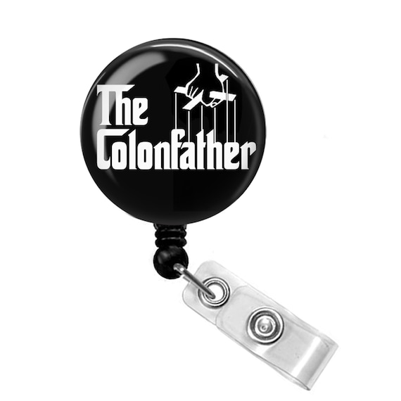 The Colonfather Badge Reel Gastro Badge Reel - Etsy