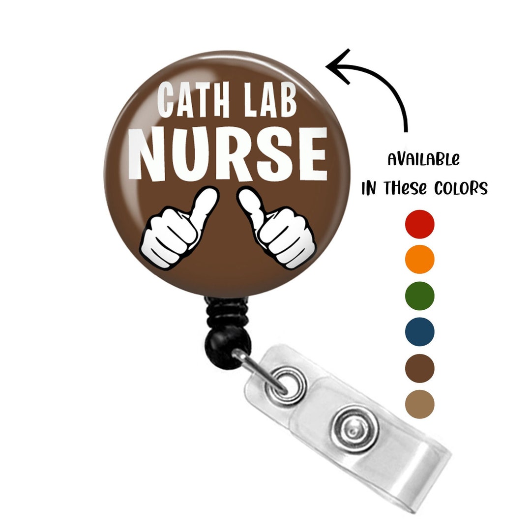 Cath Lab Badge Holder - Cath Lab Nurse Badge Holder - Cath Lab Nurse ...