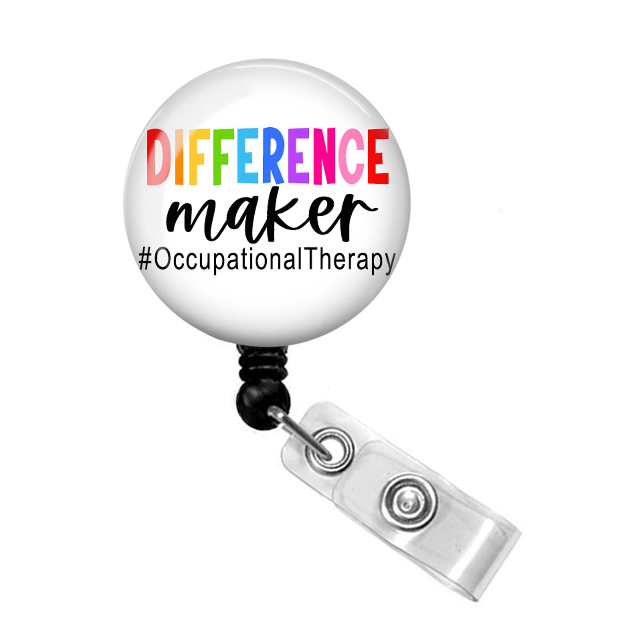 OT Badge Reel Occupational Therapy Badge Reel Occupational | Etsy