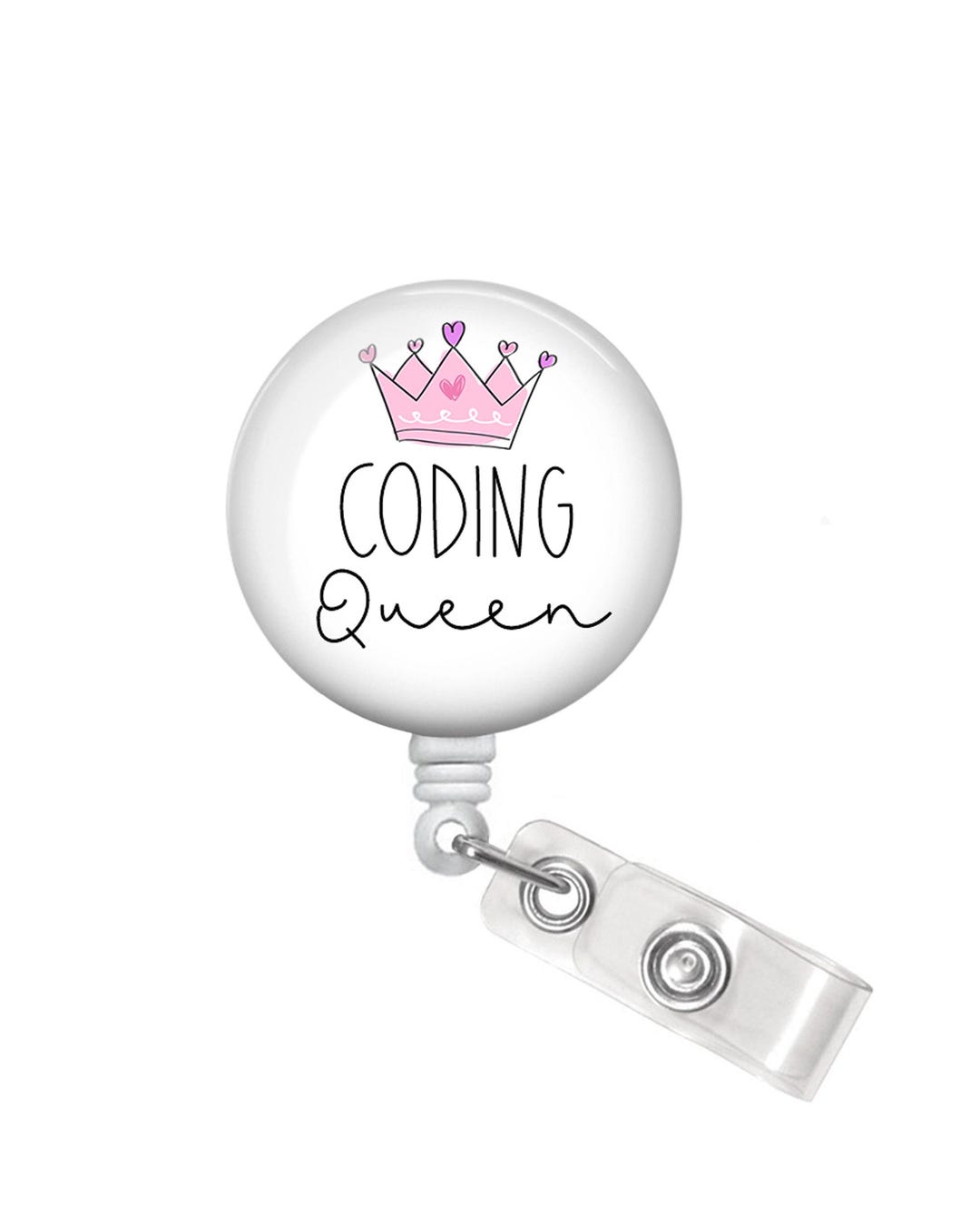 Medical Coder Badge Reel - Medical Coder Badge Holder - Medical Coder ...