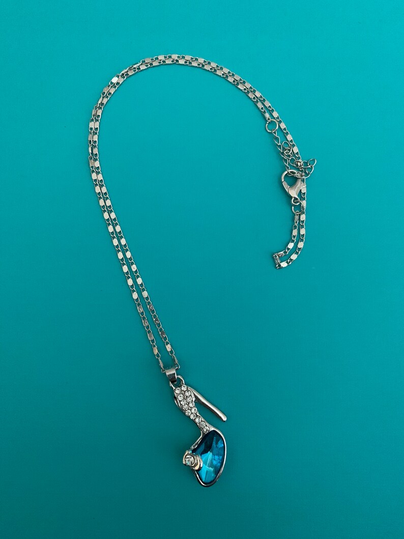 Disney Cinderella Necklace | Glass Slipper Shoe L Disneyland Disney ...