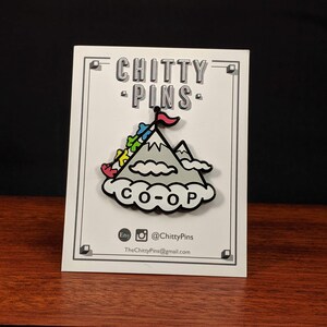 CO-OP, Board Game Enamel Pin - Etsy