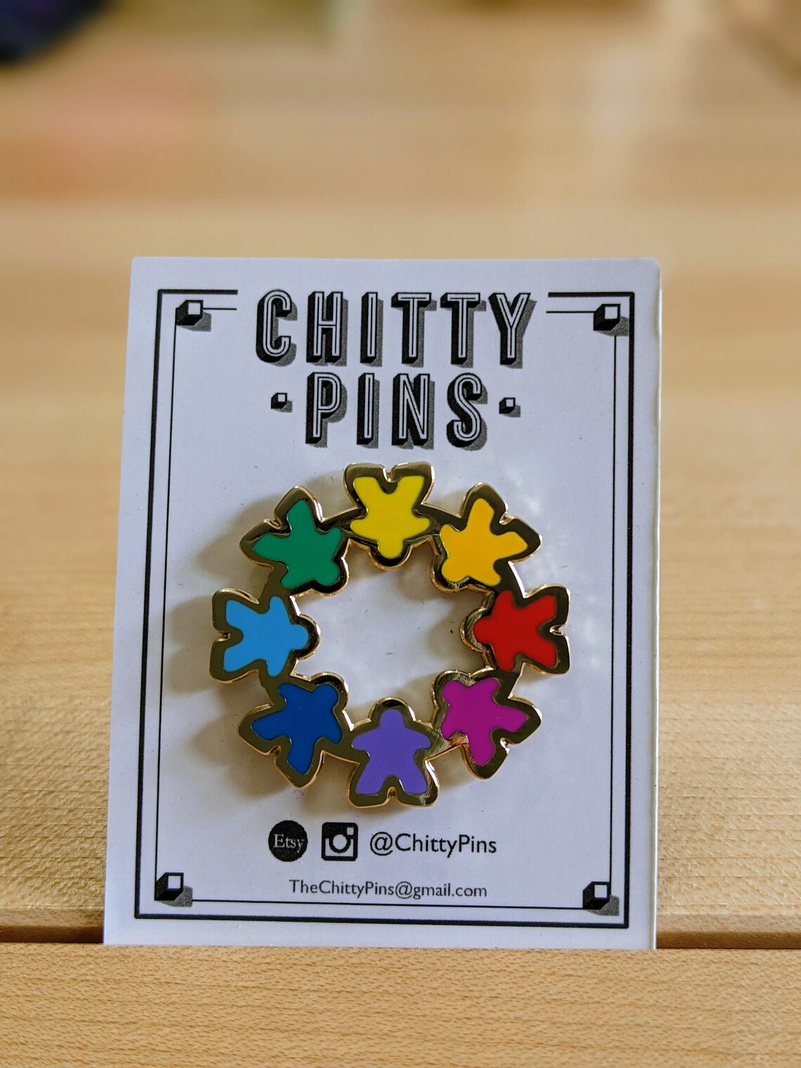 Diversity Meeple Board Game Enamel Pin - Etsy