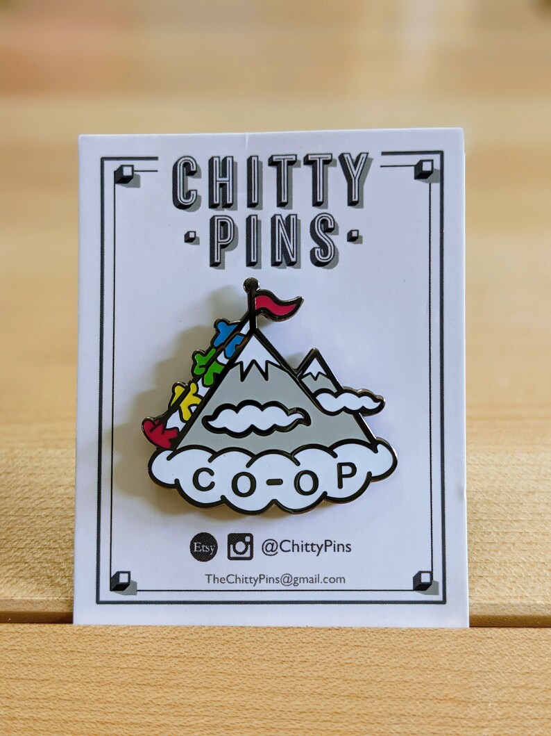 CO-OP Board Game Enamel Pin - Etsy
