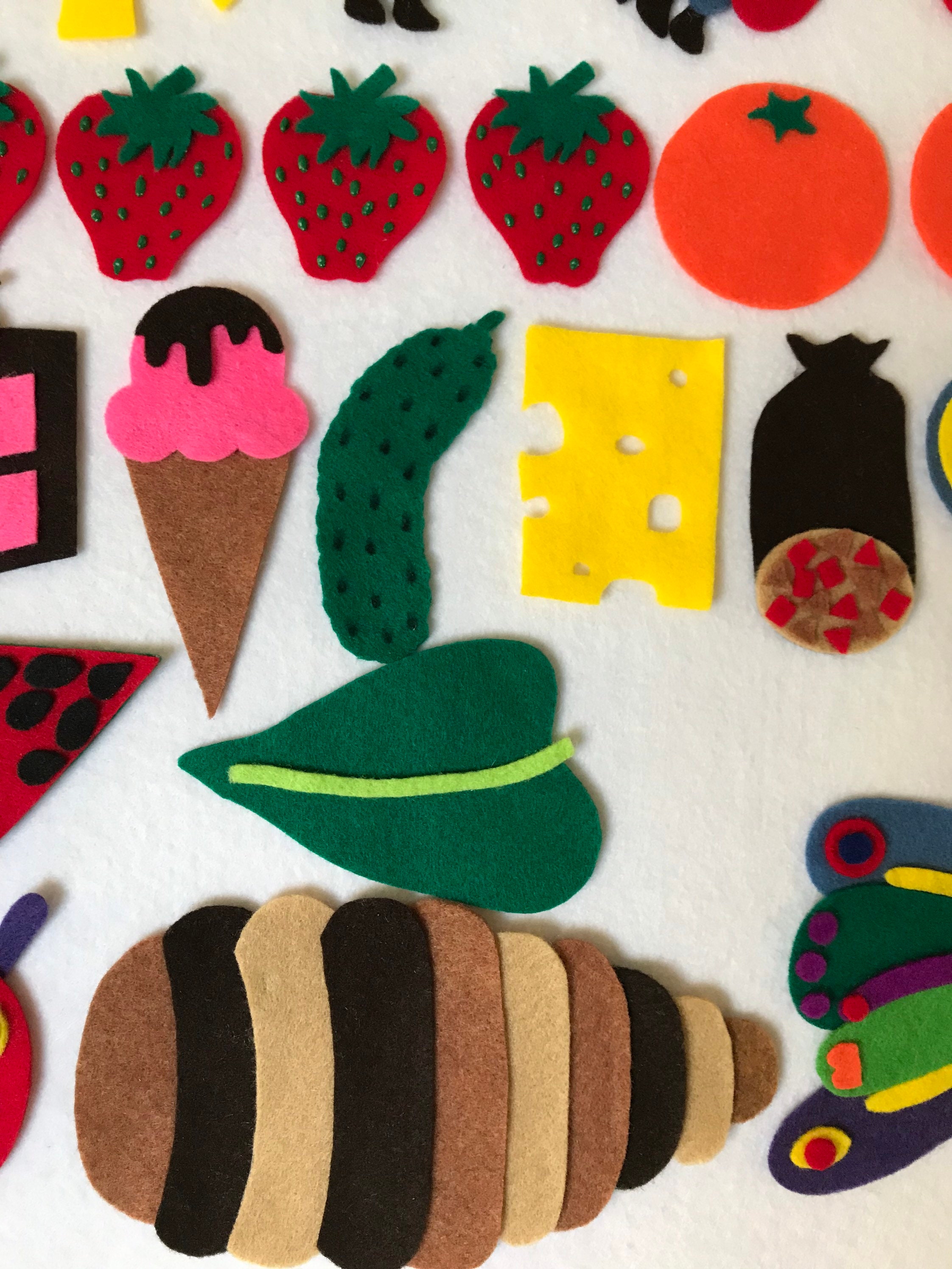 The Very Hungry Caterpillar Felt Board Story - Etsy