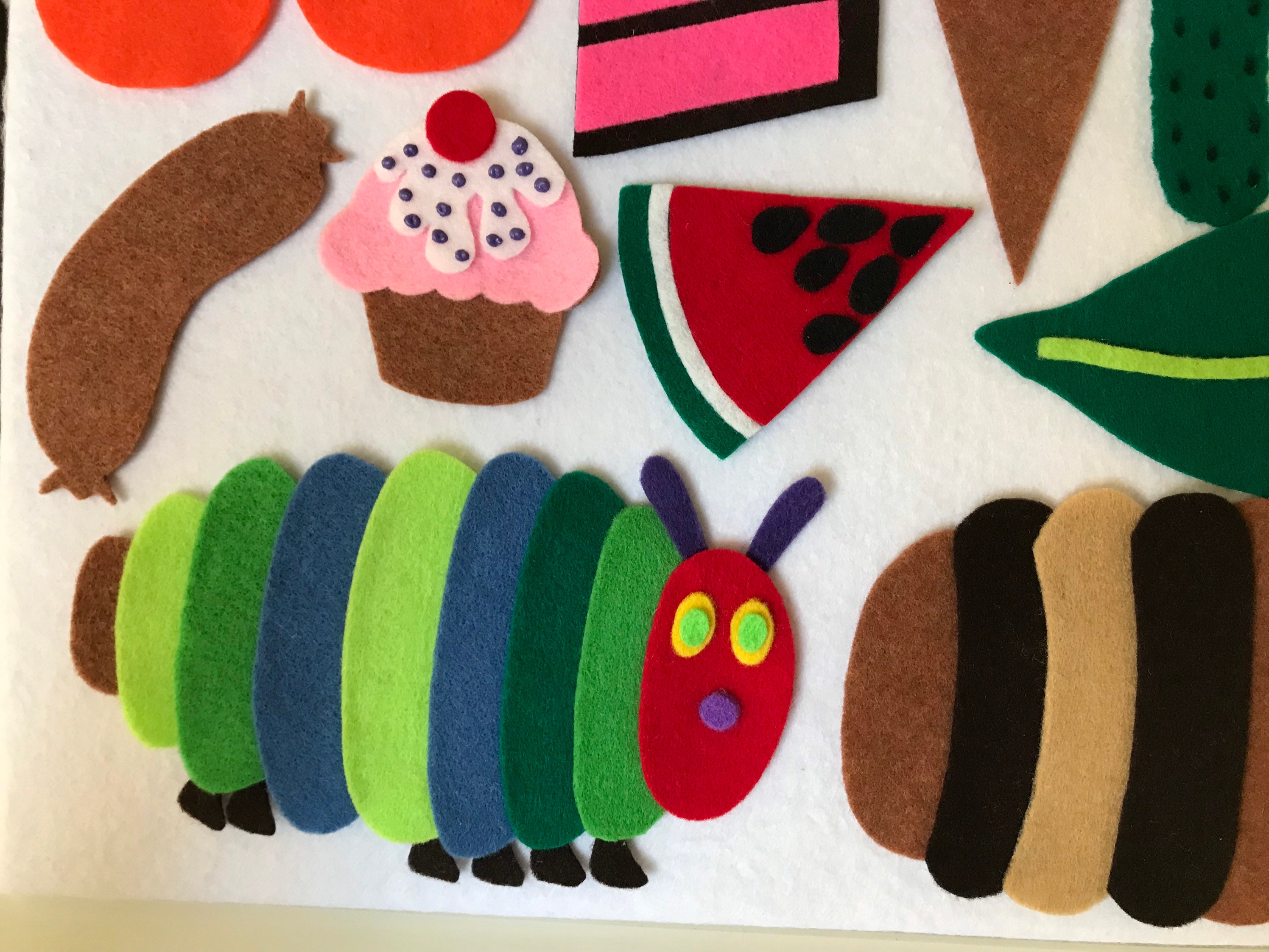 The Very Hungry Caterpillar Felt Board Story - Etsy