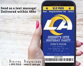 Rams Invitation - Etsy