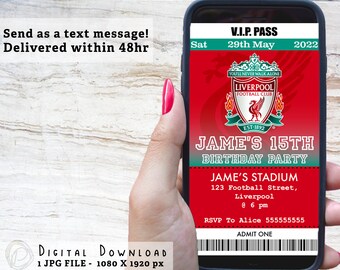 Liverpool Invitation - Etsy