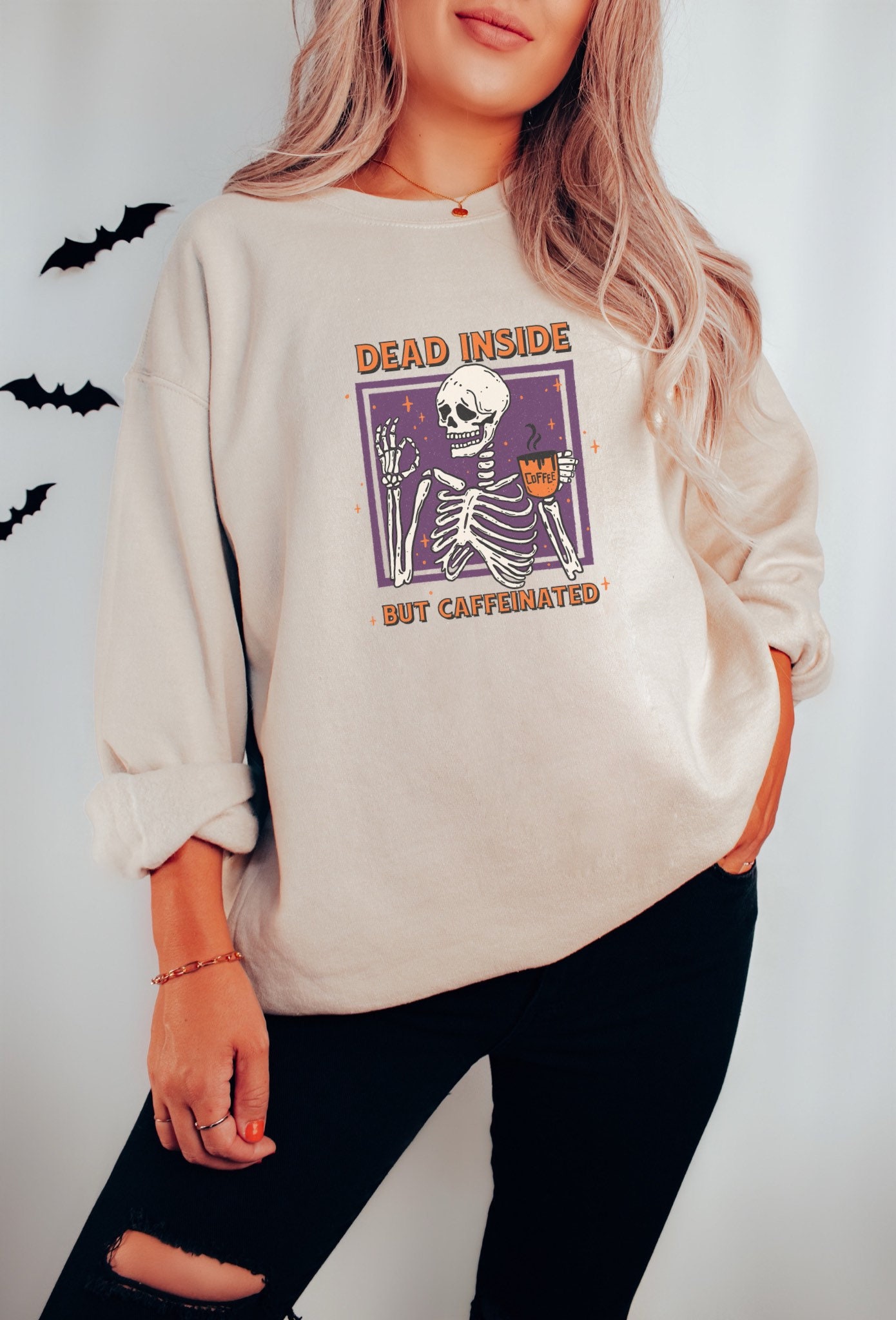 Halloween Coffee Caffeine Fall Skeleton Spooky Season - Etsy