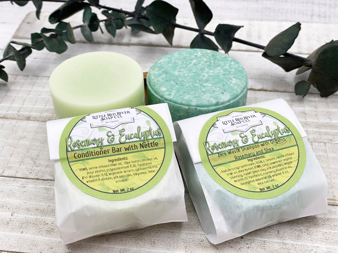 Rosemary and Eucalyptus Solid Shampoo or Conditioner Bars - Etsy