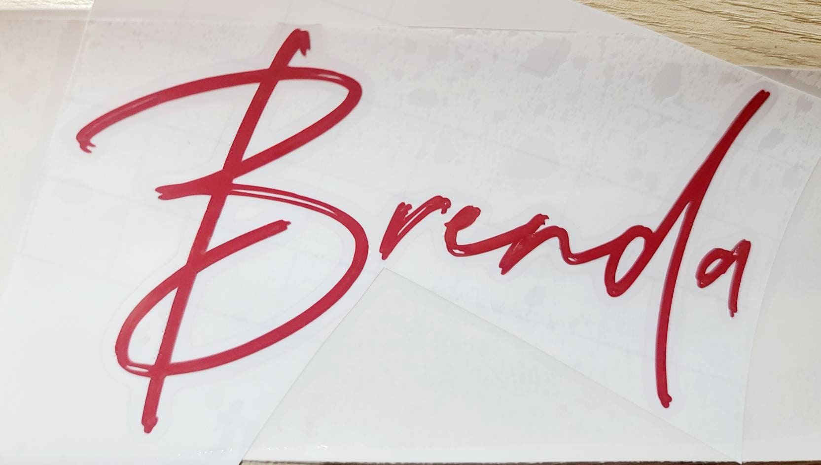CUSTOM LETTER STICKERS Cursive Vinyl Letter Name Stickers - Etsy