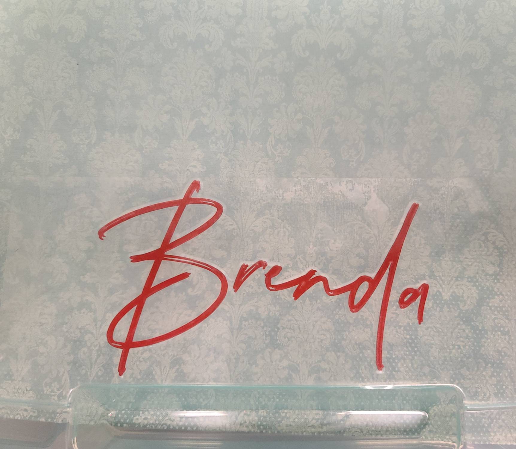 CUSTOM LETTER STICKERS Cursive Vinyl Letter Name Stickers - Etsy