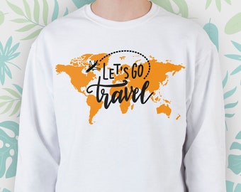 World Map Sweater | Etsy