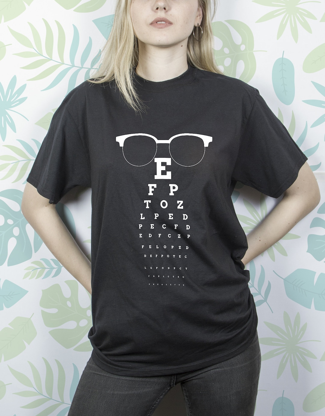 Eyeglasses Shirt for Men Women Girl T Shirt Tshirt Eyes Letters Graphic ...