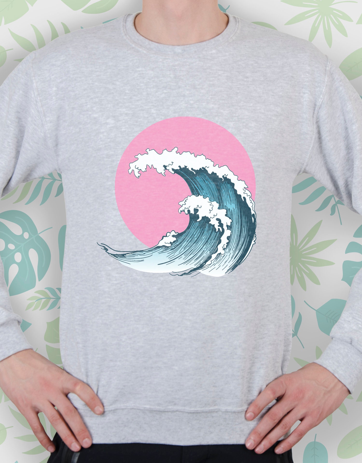 Surf sweatshirt for Men Women Girl sweater Aesthetic Teens | Etsy
