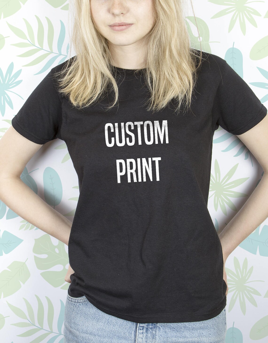 Tshirt custom Shirt with name Tshirt personalized Custom print | Etsy