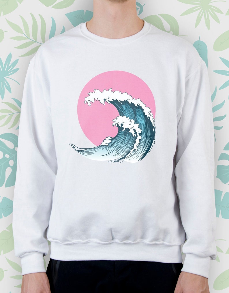 Surf Sweatshirt for Men Women Girl Sweater Aesthetic Teens - Etsy