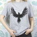 Crow Shirt for Men Women Girl Tee T Shirt Tshirt Art Nature Graphic Tee ...