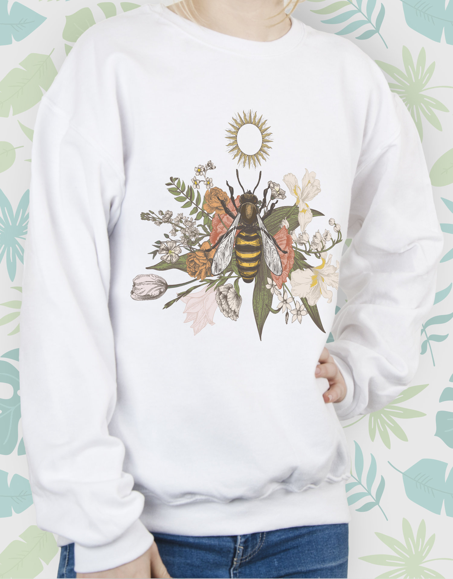 Cottagecore sweatshirt for Women Men sweater Aesthetic Bee | Etsy