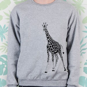 Giraffe Sweatshirt for Women Men Girls Sweater Cute Animal Unisex ...
