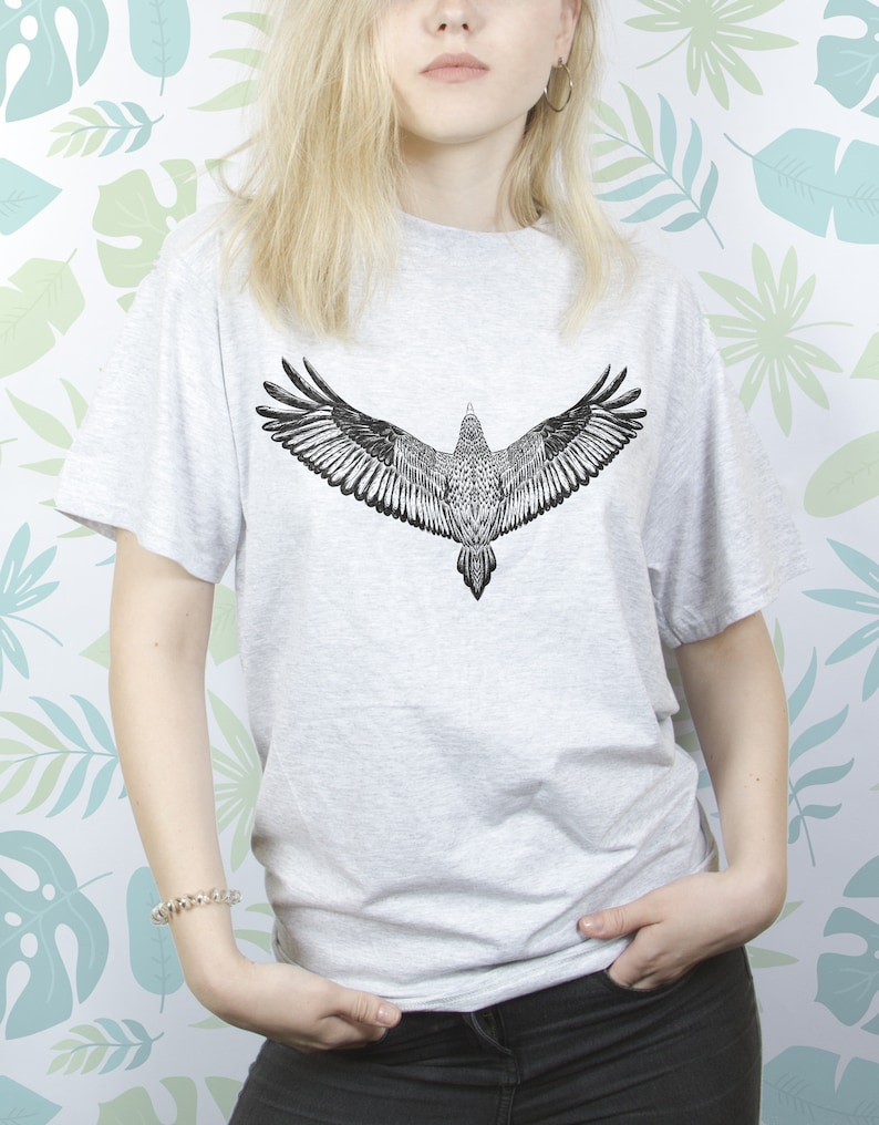 Hawk Shirt for Women Men Girls T Shirt Tshirt Animal Bird Tee - Etsy