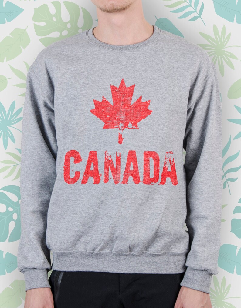 Canada Sweatshirt for Men Women Girl Sweater Cute Vintage Graphic ...