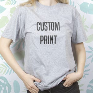 Tshirt Custom Shirt With Name Tshirt Personalized Custom Print Custom ...