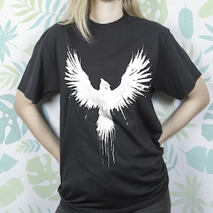 Crow Shirt for Men Women Girl Tee T Shirt Tshirt Art Nature Graphic Tee ...