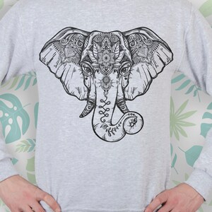 Sweatshirt Elephant Sweater Elephant Sweatshirt Women Sweater for Women ...
