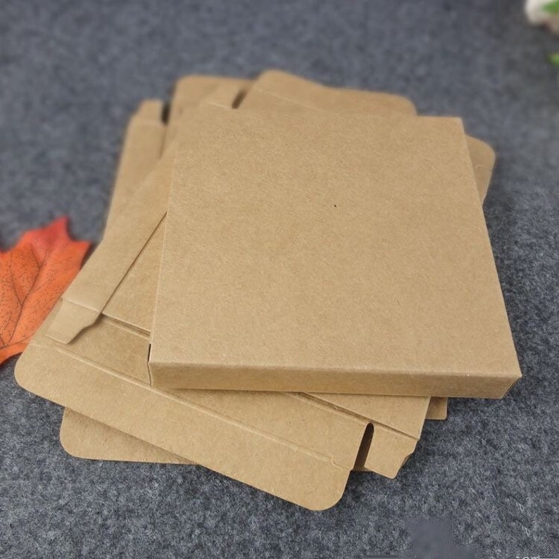 Pack of 100 Kraft Paper Thin Packaging Box Mailing Box - Etsy