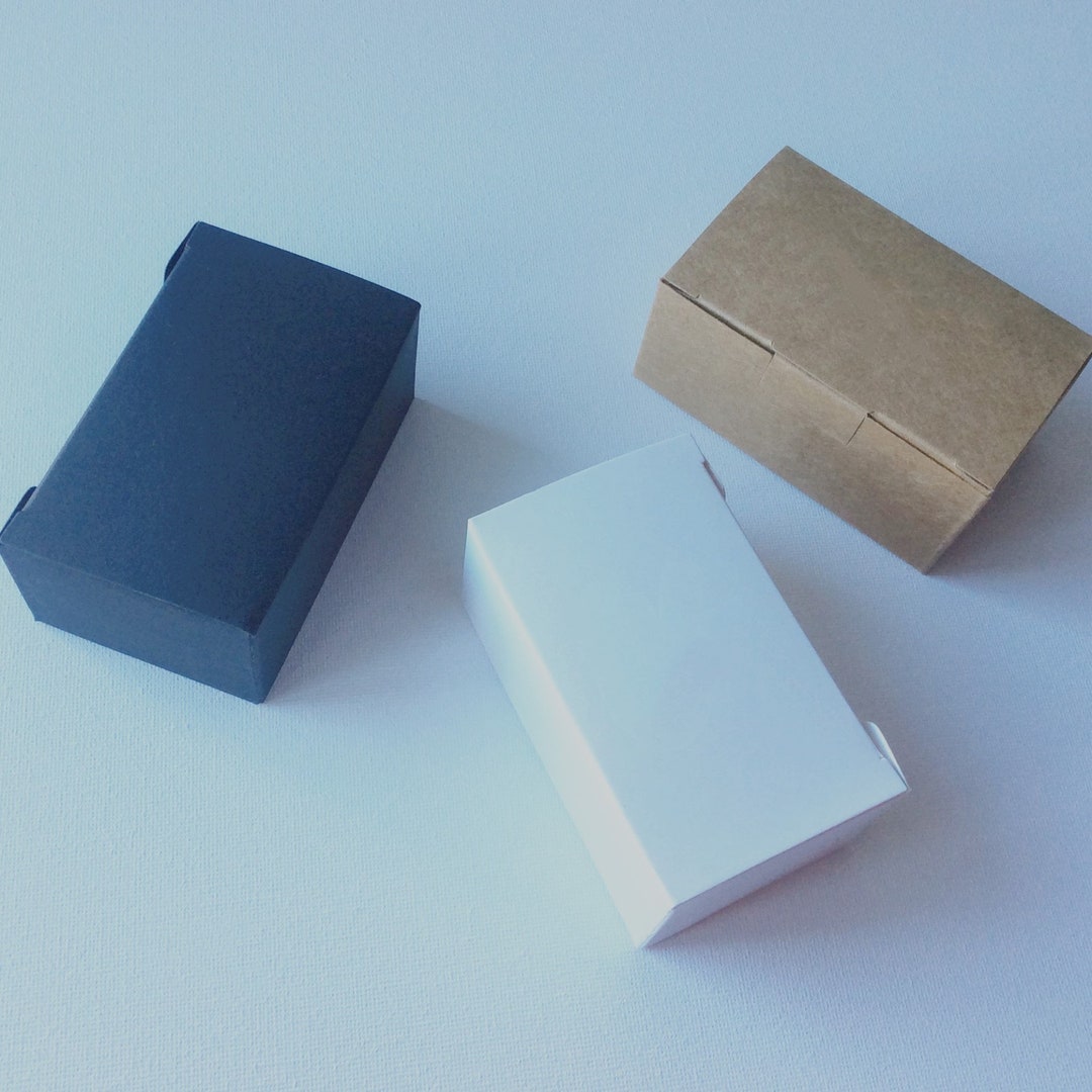 White Kraft Black Paper Boxes Wedding Party Favor Boxes Birthday Baby ...