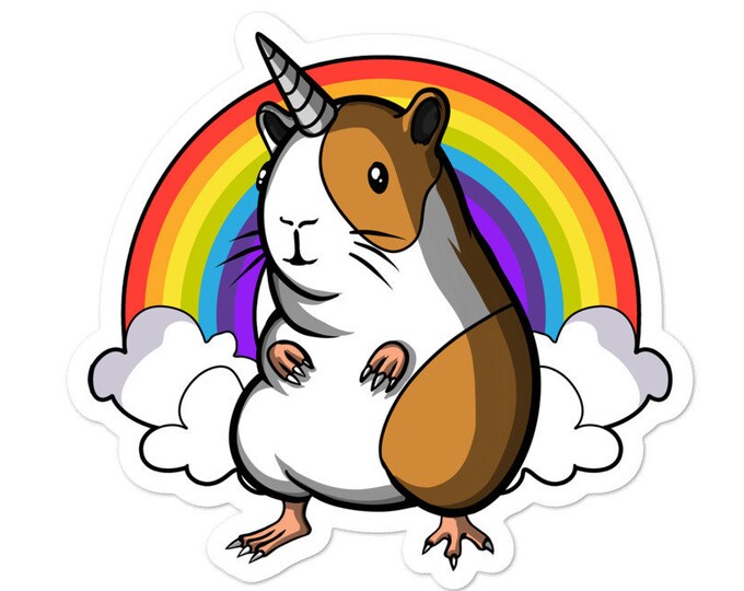 Guinea Pig Karate Ninja Kids Sticker Kickboxing Kung Fu - Etsy