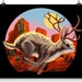 Jackalope Rabbit Poster Cryptid Creatures Posters Cryptids Art Print ...