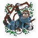 Sloth Ninja Sticker Funny Sloth Samurai Sticker Sloth - Etsy