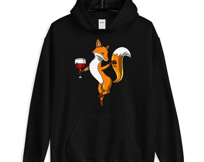 Fox Wine Drinking Party Sticker Fox Decals Womens Fox - Etsy