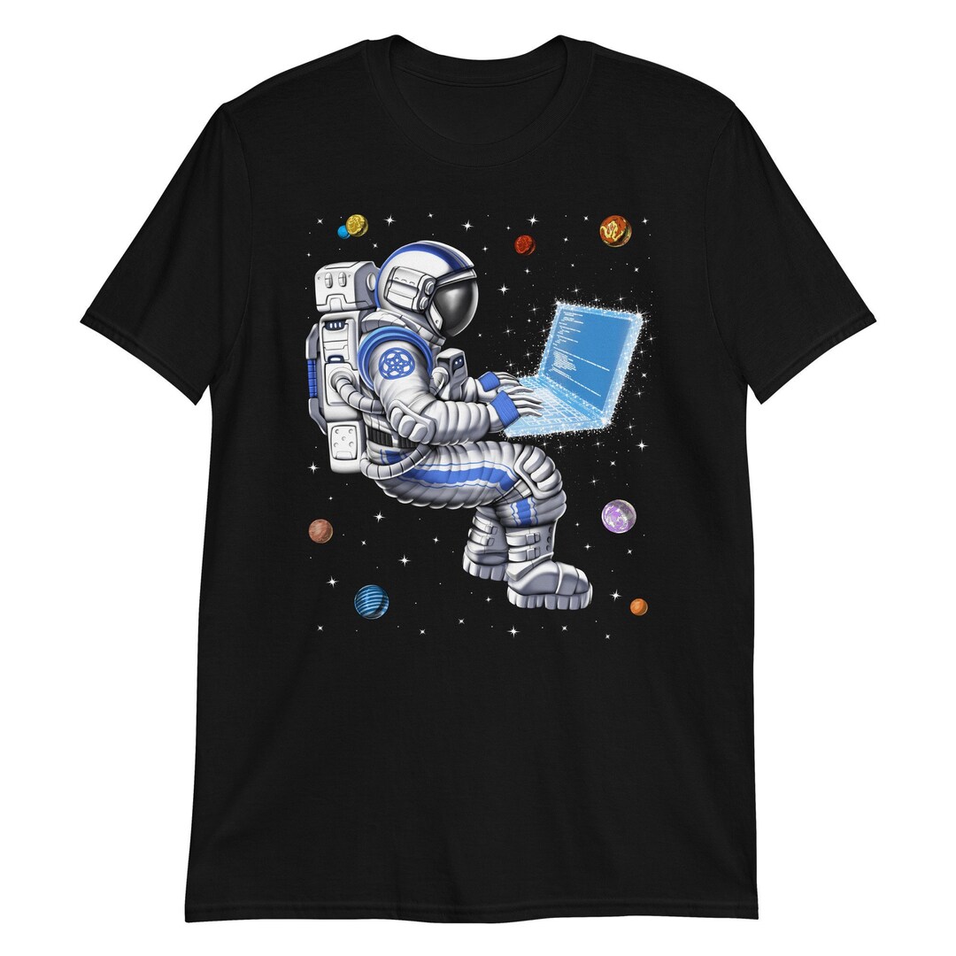 Space Astronaut Programmer T-shirt, Coder Tee, Programming Shirt ...