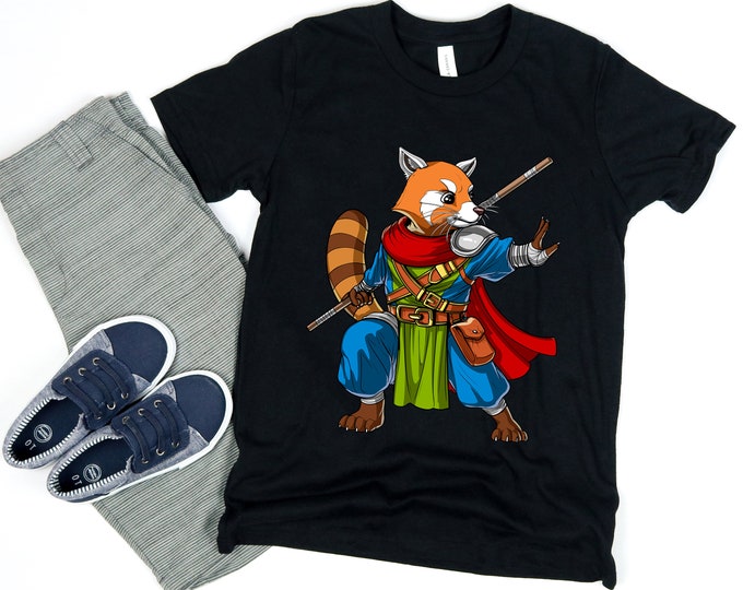 Red Panda Bear Ninja Sticker Red Panda Samurai Decal Kids | Etsy