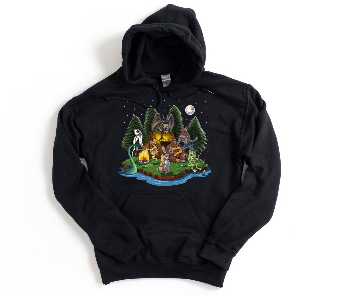 Cryptozoology Hoodie Cryptids Cryptid Creatures Hoodie - Etsy