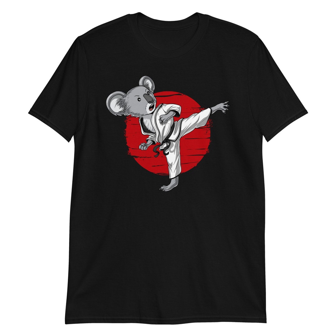 Koala Bear Karate T-shirt, Mens Kickboxing Shirt, Taekwondo Shirt ...
