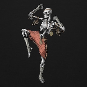 Skeleton Muay Thai Hoodie - Kung Fu Martial Arts Hoodie - Ninja ...
