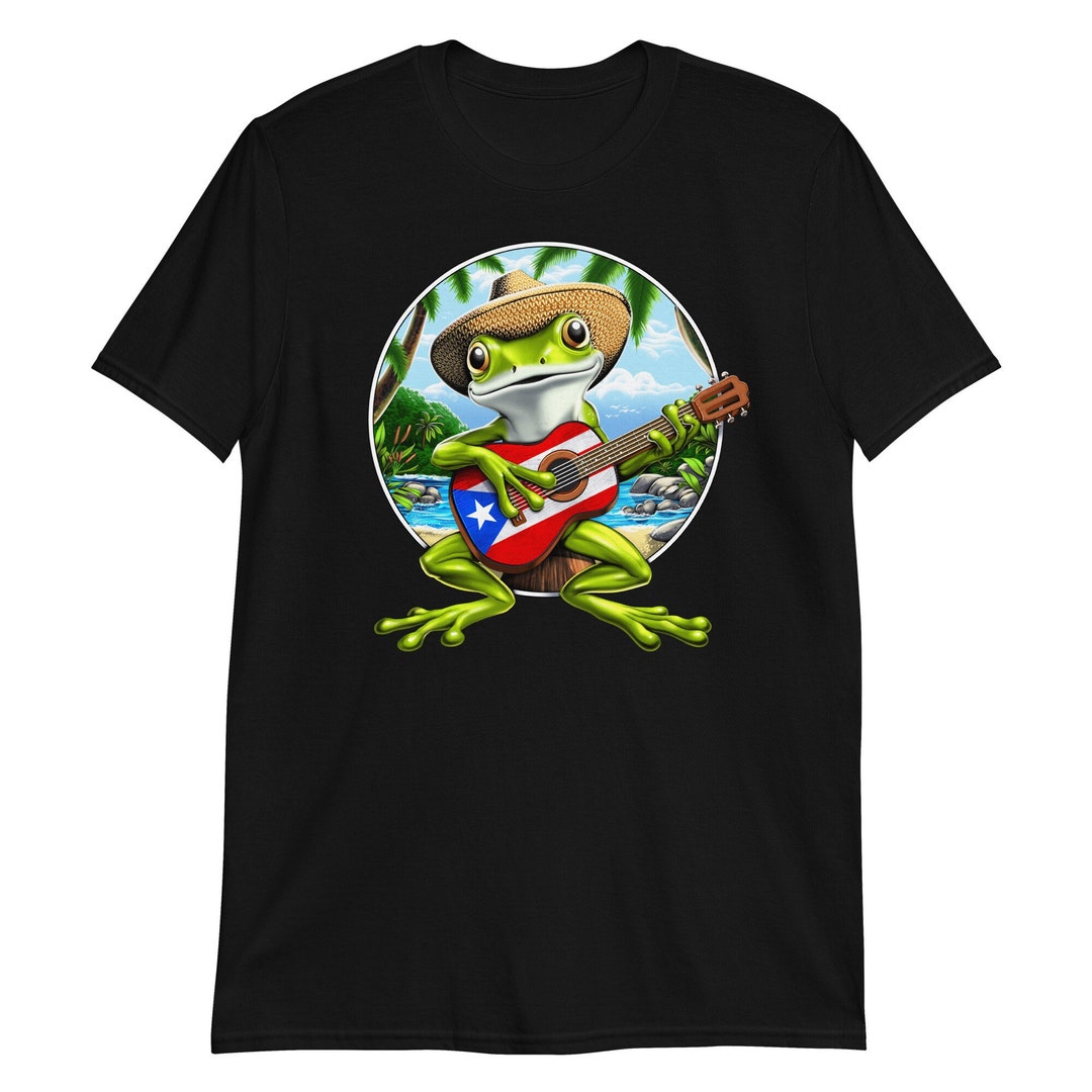 Coqui Frog T-shirt, Puerto Rico Shirt, Boricua Shirts, Taino Tee, Puerto Rican Flag Shirt, Taino ...