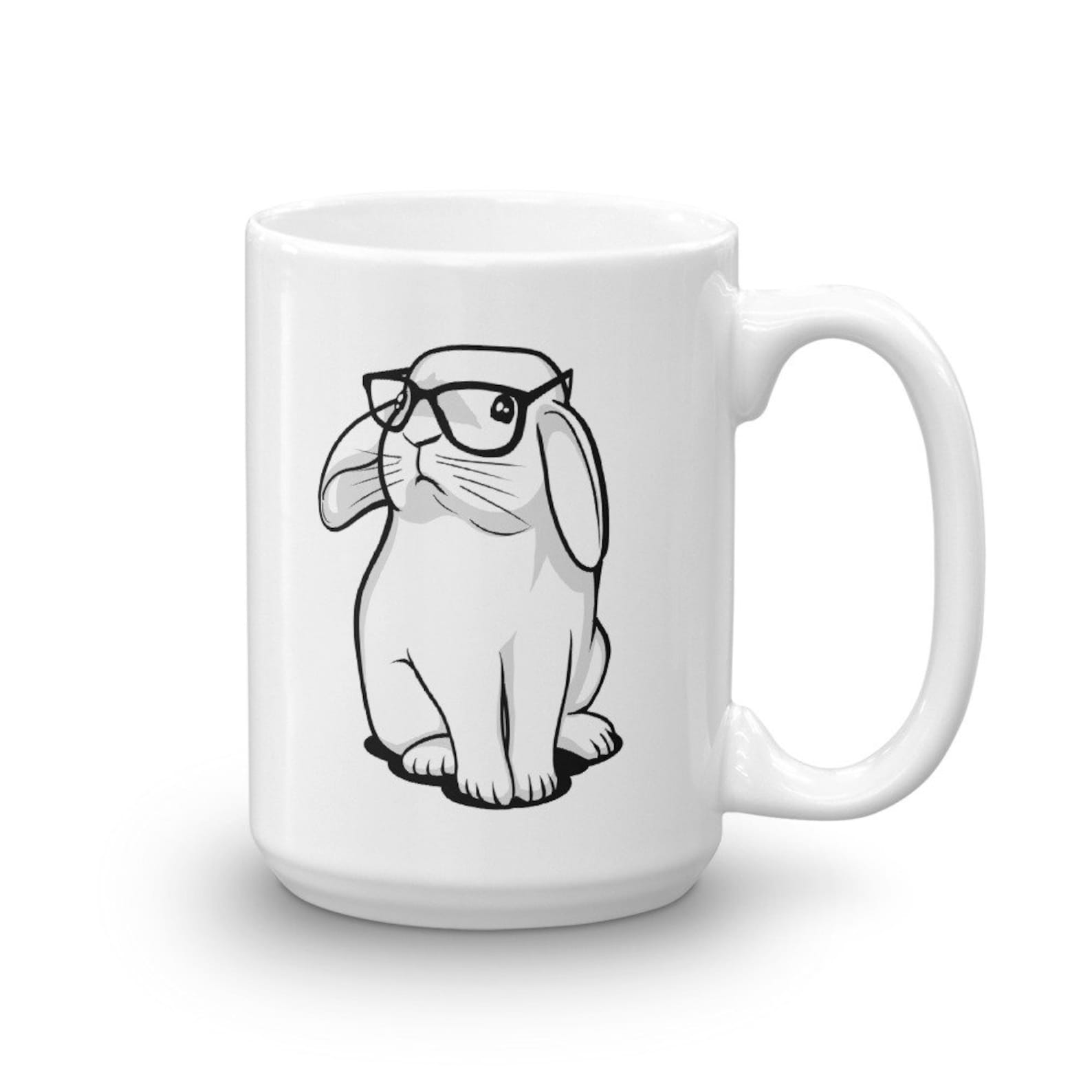 Rabbit Mug Bunny Mug Rabbit Coffee Cup Cute Bunny Mug - Etsy