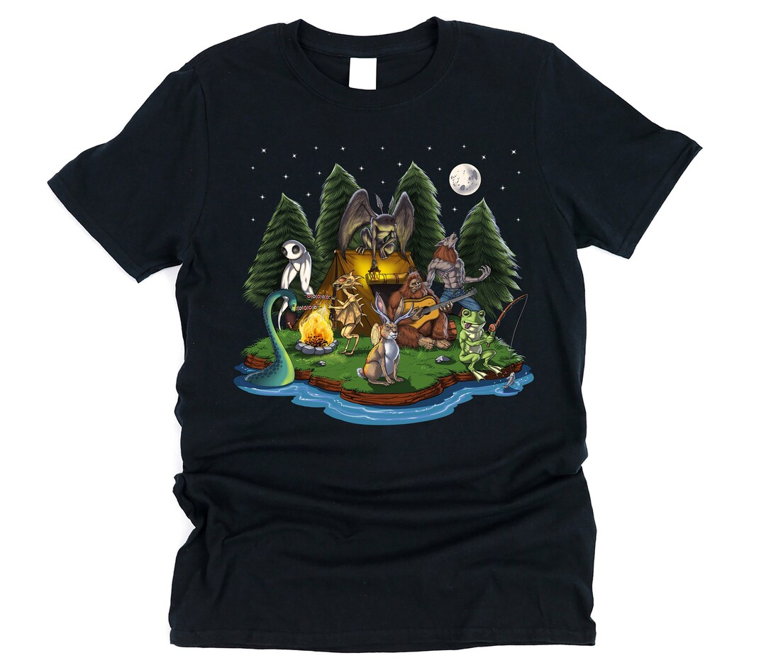 Cryptids Shirt, Cryptozoology T-shirt, Bigfoot Shirt, Cryptid Creatures ...